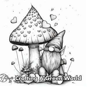 Valentine's Day Gnome Coloring Pages - Free & Printable!
