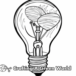 Light Bulb Coloring Pages - Free & Printable!
