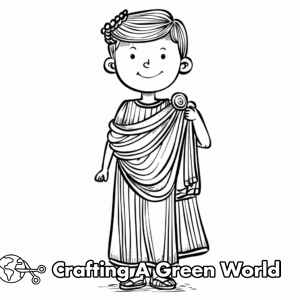 Toga Coloring Pages - Free & Printable!