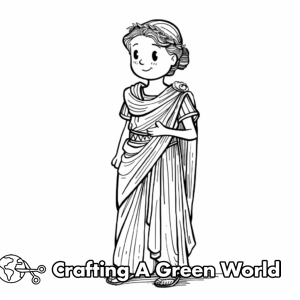 Toga Coloring Pages - Free & Printable!