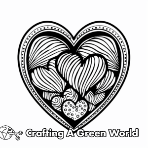 Valentine's Day Cards To Color Coloring Pages - Free & Printable!