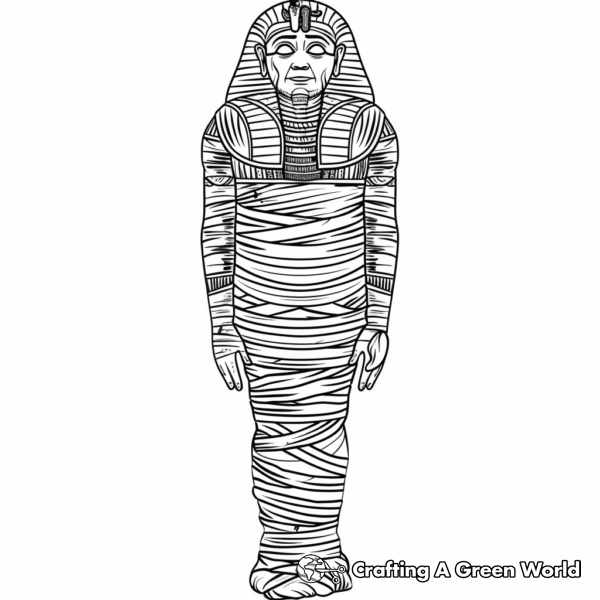 Mummy Coloring Pages - Free & Printable!