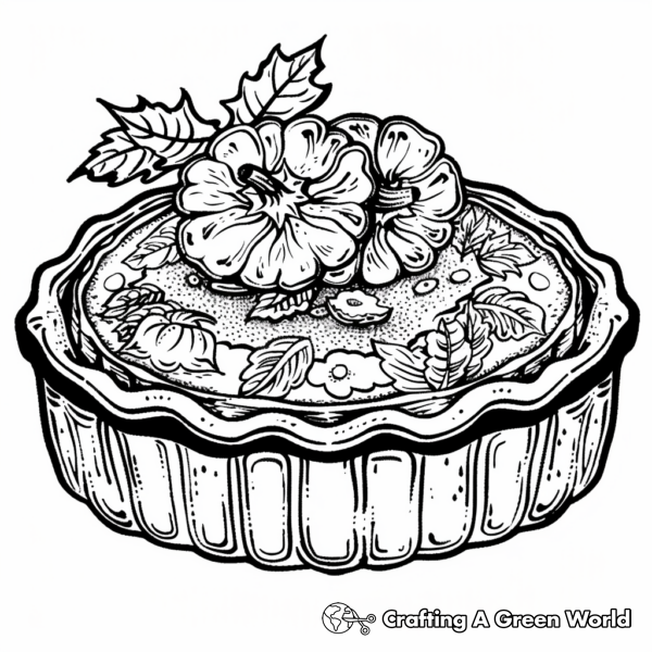 Pumpkin Pie Coloring Pages - Free & Printable!