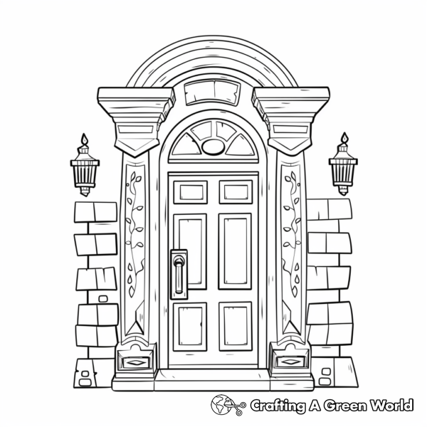 Roblox Doors Coloring Pages - Free & Printable!