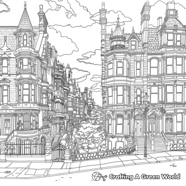 Victorian Coloring Pages - Free & Printable!