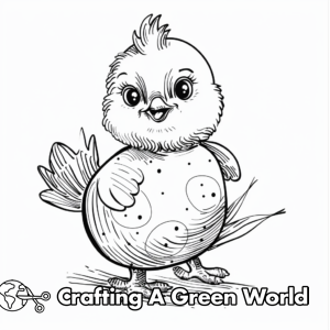 Easter Chick Coloring Pages - Free & Printable!
