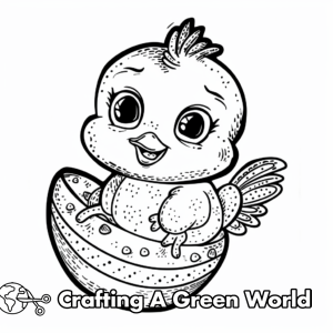 Easter Chick Coloring Pages - Free & Printable!