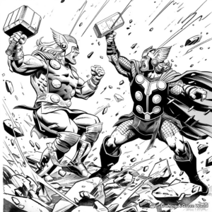 Thor Coloring Pages - Free & Printable!