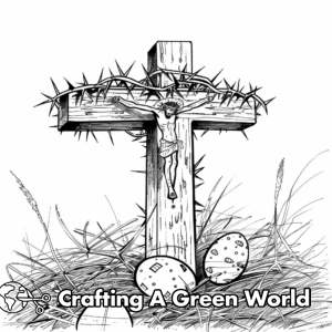 Easter Cross Coloring Pages - Free & Printable!
