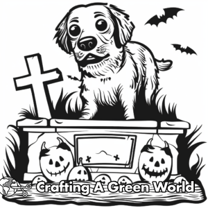 Halloween Dog Coloring Pages - Free & Printable!