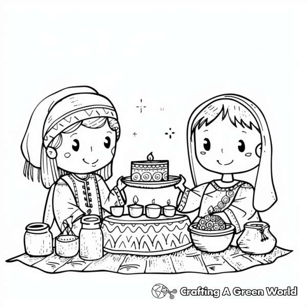 Eid Coloring Pages - Free & Printable!