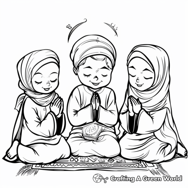 Eid Coloring Pages - Free & Printable!