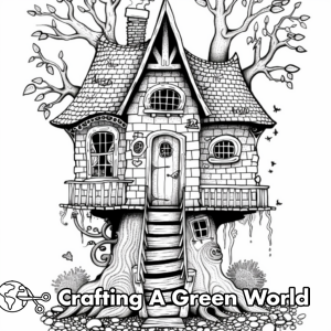 Tree House Coloring Pages - Free & Printable!