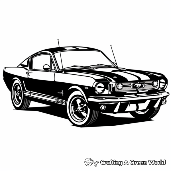 Ford Mustang Coloring Pages - Free & Printable!