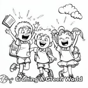 Last Day Of School Coloring Pages - Free & Printable!