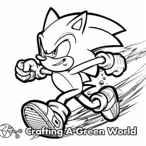 Sonic Boom Sonic Coloring Pages - Free & Printable!