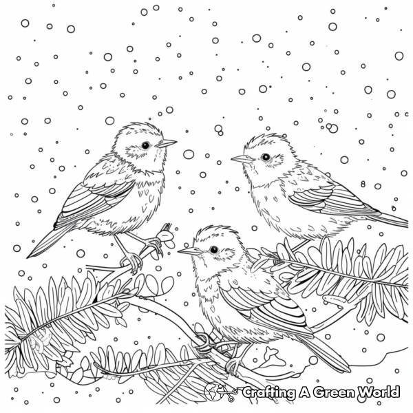 Christmas Animal Coloring Pages - Free & Printable!
