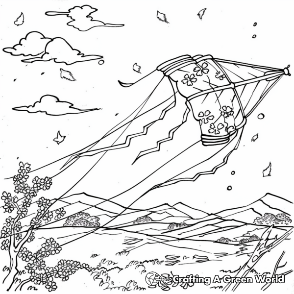Kite Coloring Pages - Free & Printable!