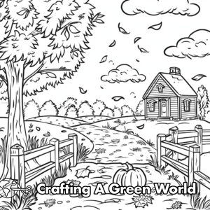 First Day Of Fall Coloring Pages - Free & Printable!