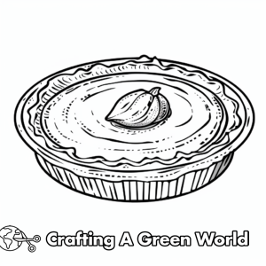 Pumpkin Pie Coloring Pages - Free & Printable!