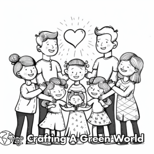 Sharing Coloring Pages - Free & Printable!