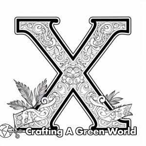 Letter X Coloring Pages - Free & Printable!