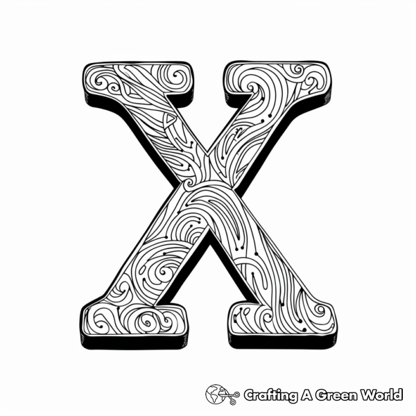 Letter X Coloring Pages - Free & Printable!