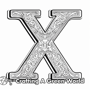 Letter X Coloring Pages - Free & Printable!
