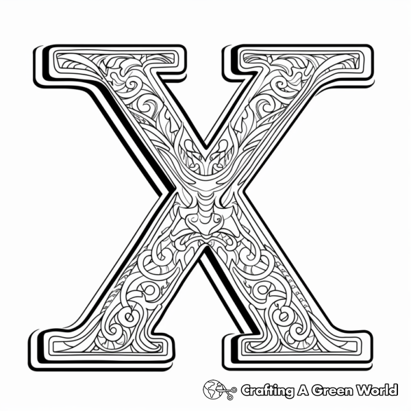 Letter X Coloring Pages - Free & Printable!