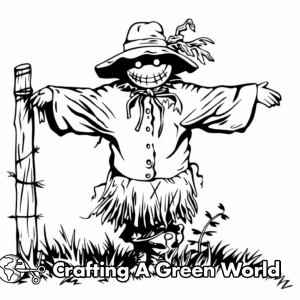 Scarecrow Coloring Pages - Free & Printable!