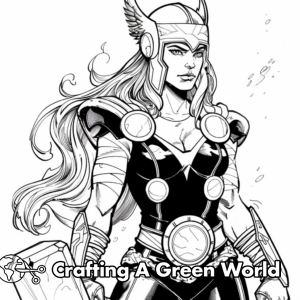 Thor Coloring Pages - Free & Printable!