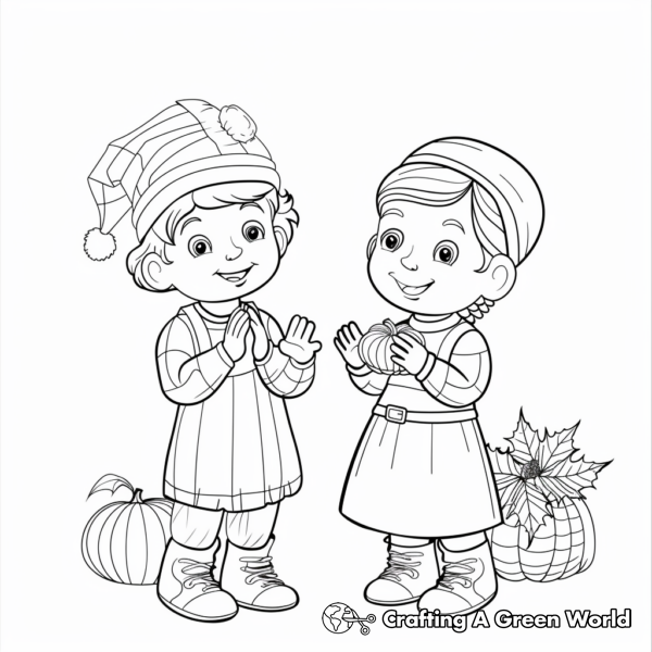 Give Thanks Coloring Pages - Free & Printable!