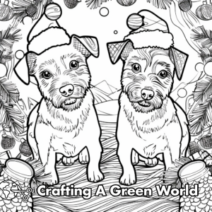 Christmas Animal Coloring Pages - Free & Printable!