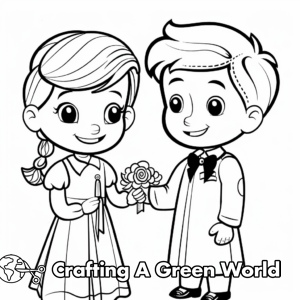 First Communion Coloring Pages - Free & Printable!