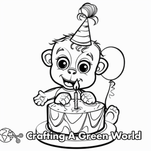 1st Birthday Coloring Pages - Free & Printable!