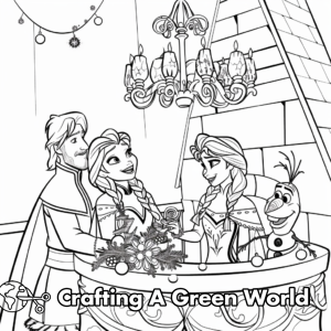 Disney Christmas Coloring Pages - Free & Printable!