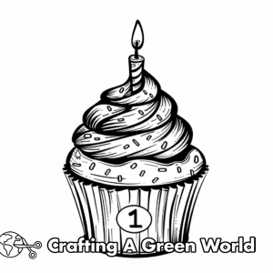 1st Birthday Coloring Pages - Free & Printable!