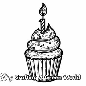 1st Birthday Coloring Pages - Free & Printable!