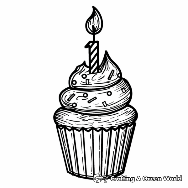 1st Birthday Coloring Pages - Free & Printable!