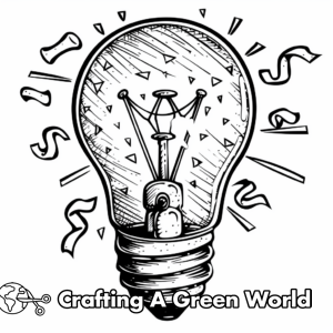 Light Bulb Coloring Pages - Free & Printable!