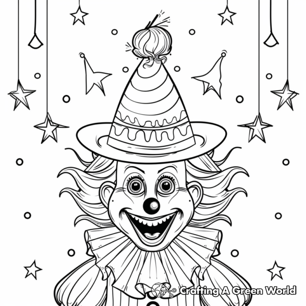 Carnival Coloring Pages - Free & Printable!