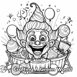 Carnival Coloring Pages - Free & Printable!