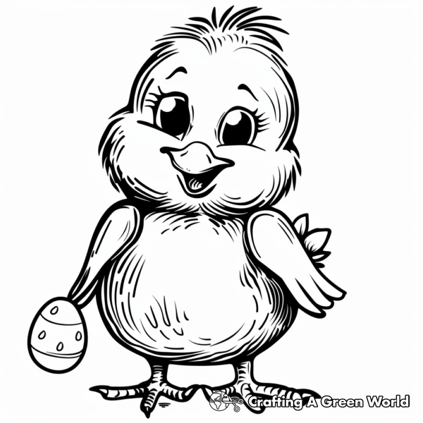 Easter Chick Coloring Pages - Free & Printable!
