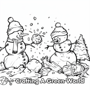 Funny Christmas Coloring Pages - Free & Printable!