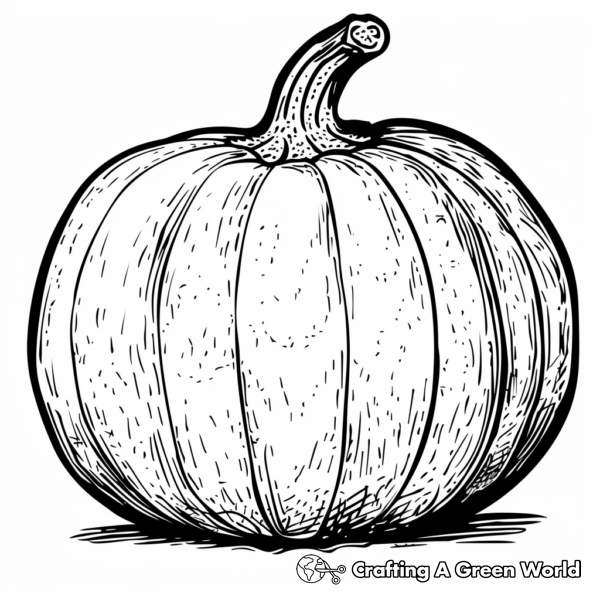 Blank Pumpkin Coloring Pages - Free & Printable!