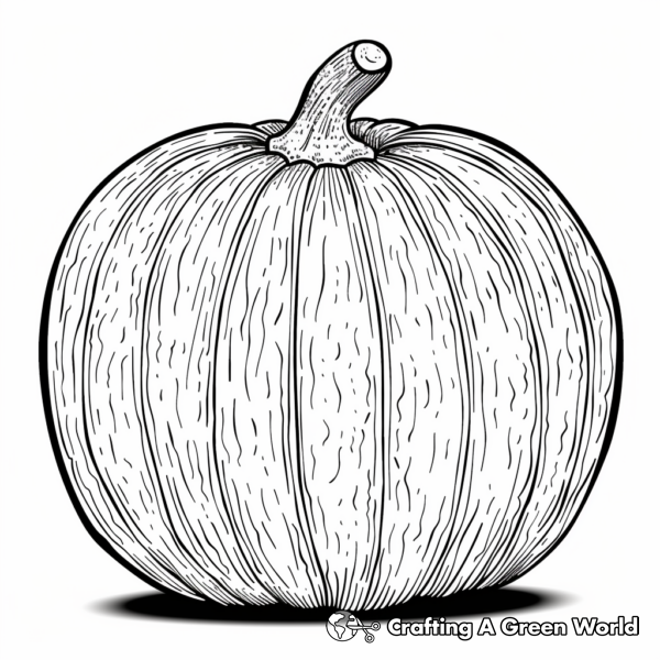 Blank Pumpkin Coloring Pages - Free & Printable!