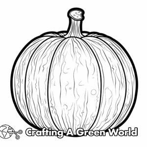 Blank Pumpkin Coloring Pages - Free & Printable!