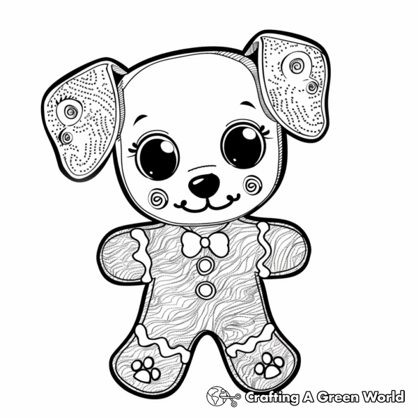 Gingerbread Girl Coloring Pages - Free & Printable!