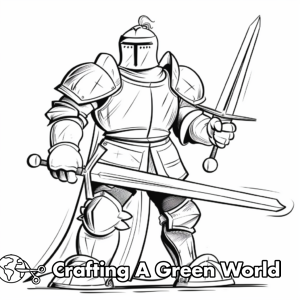 Knight Coloring Pages - Free & Printable!