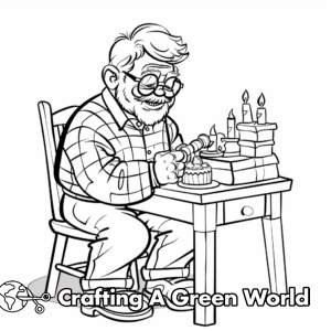 Happy Birthday Grandpa Coloring Pages - Free & Printable!